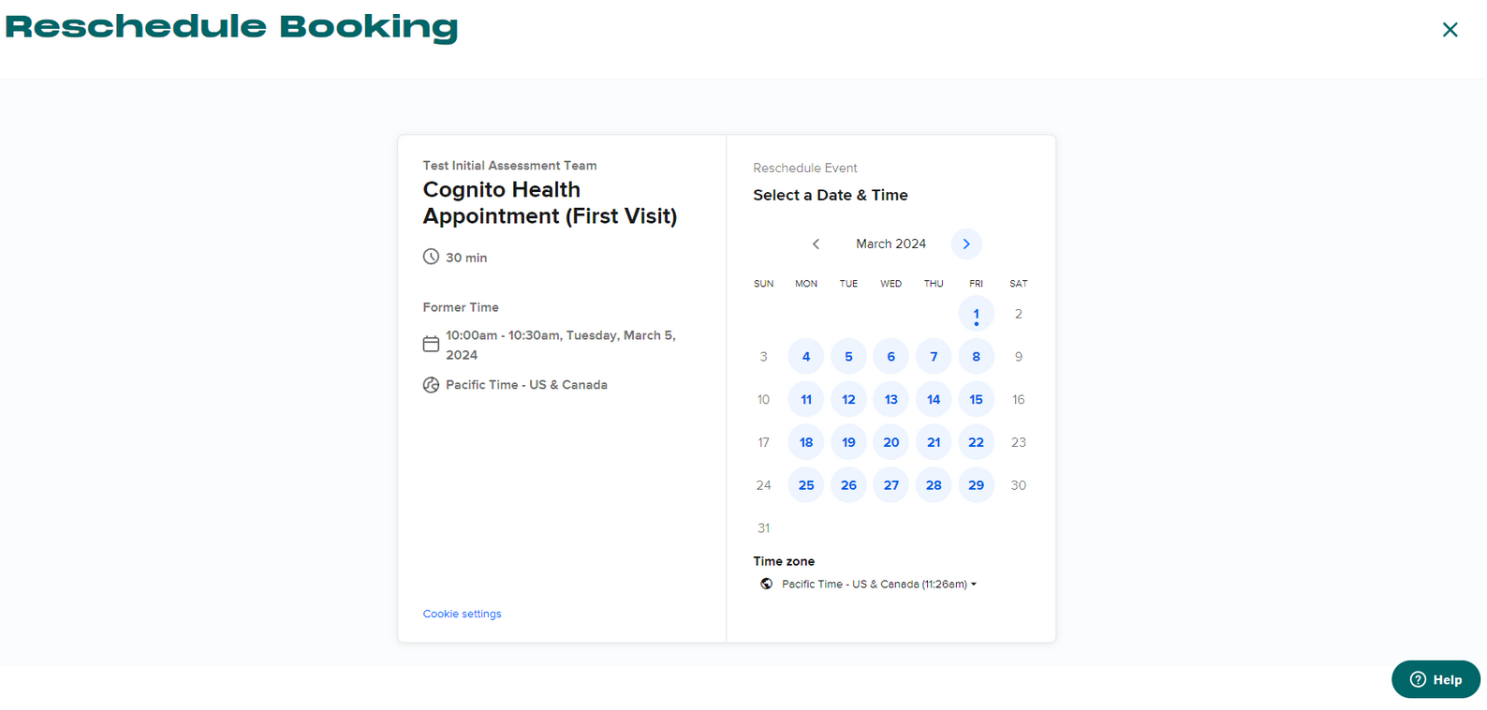 How do I reschedule my appointment? – Cognito