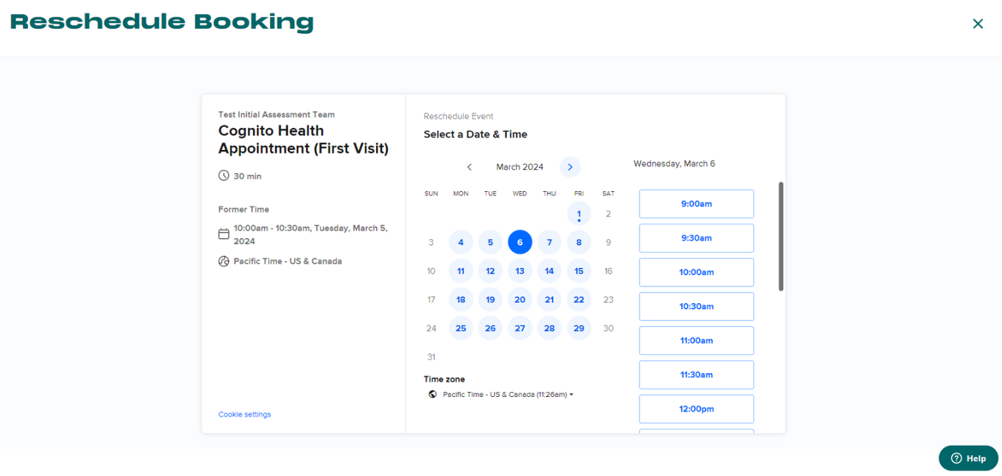 How do I reschedule my appointment? – Cognito